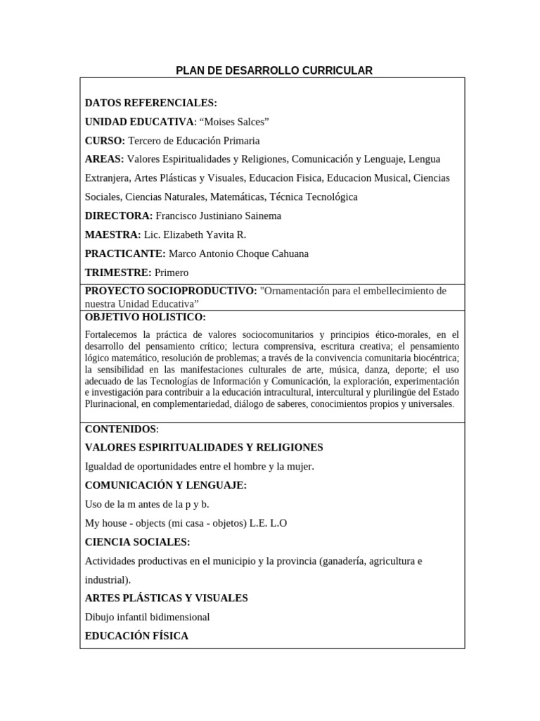 PDC 2 Tercer Añooficial | PDF | Bailes