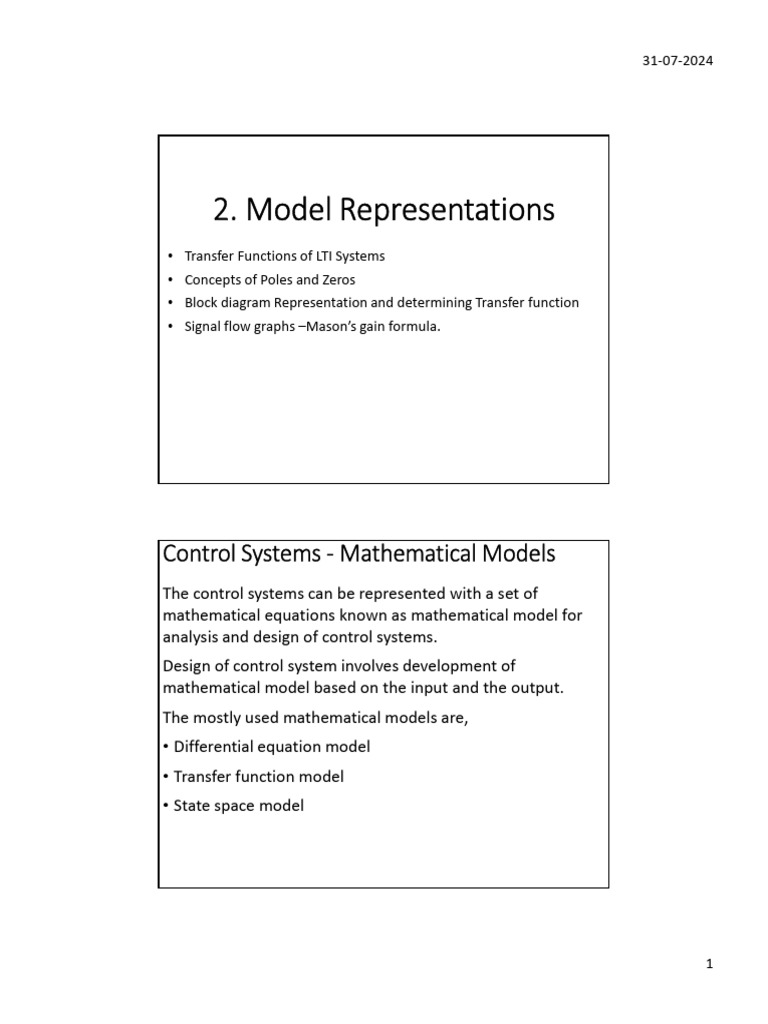 LTI System Transfer Function Analysis | PDF | Control Theory | Computer ...