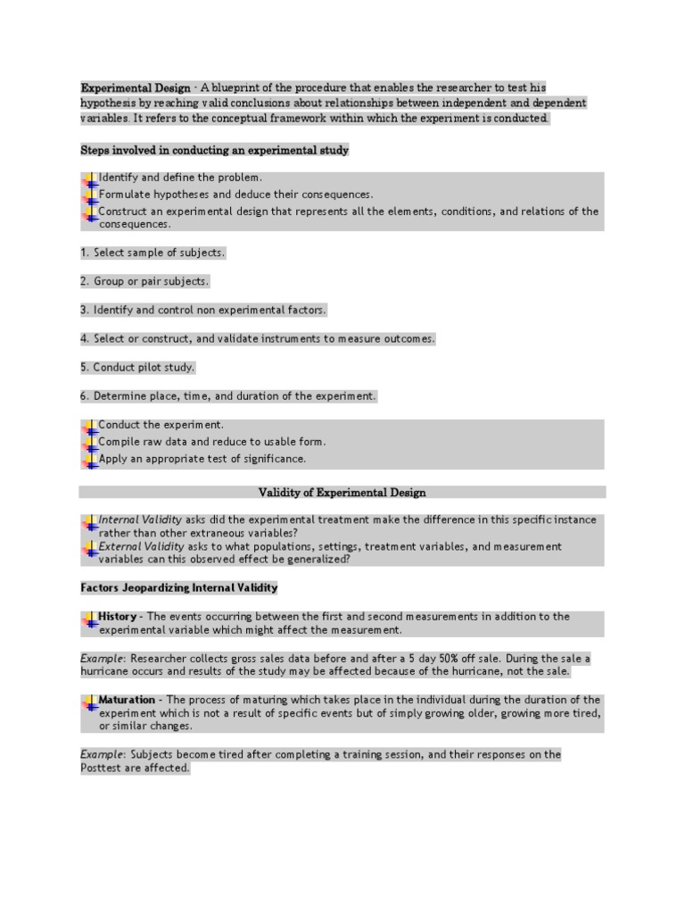 Experimental Design | PDF | Design Of Experiments | Experiment