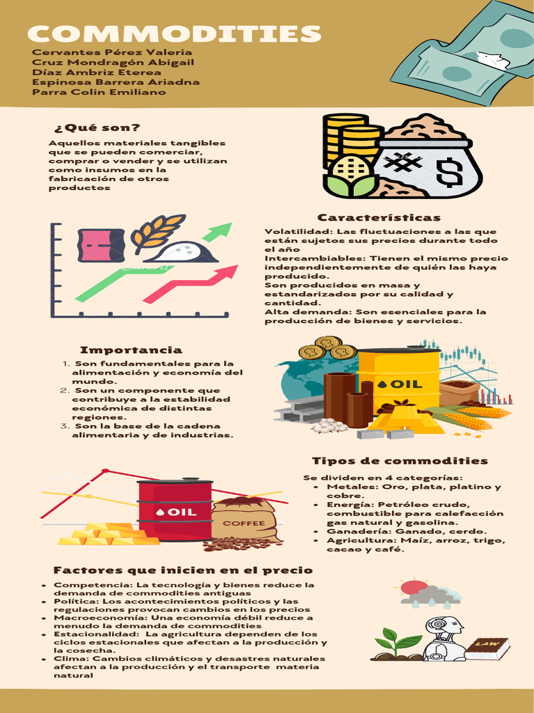 Importancia y Tipos de Commodities | PDF | Rieles | Cobre
