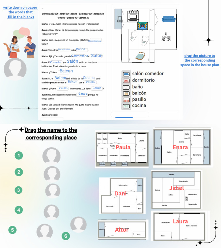 Listening Activity La Casa Q3 | PDF
