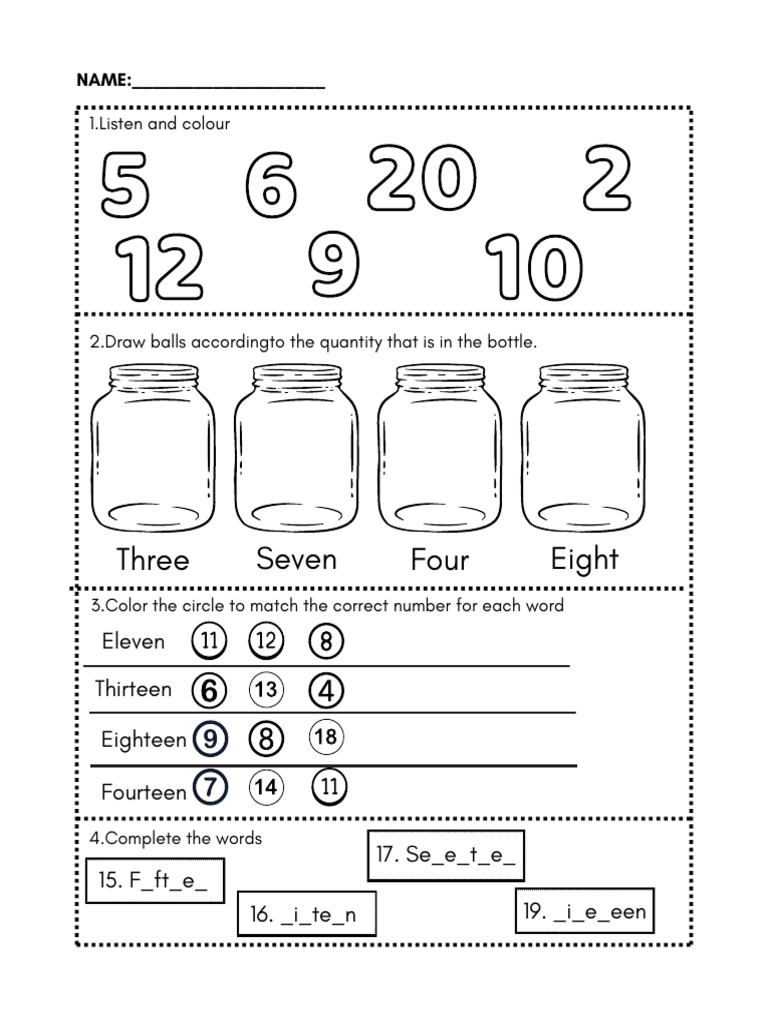 Numbers 2º Grade | PDF