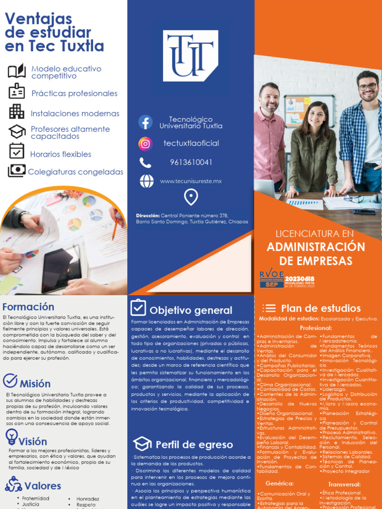 Triptico Admon_compressed (2) | PDF | Business | Negocios económicos