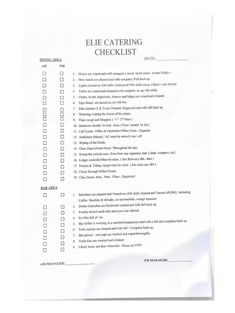 Elie Catering | PDF