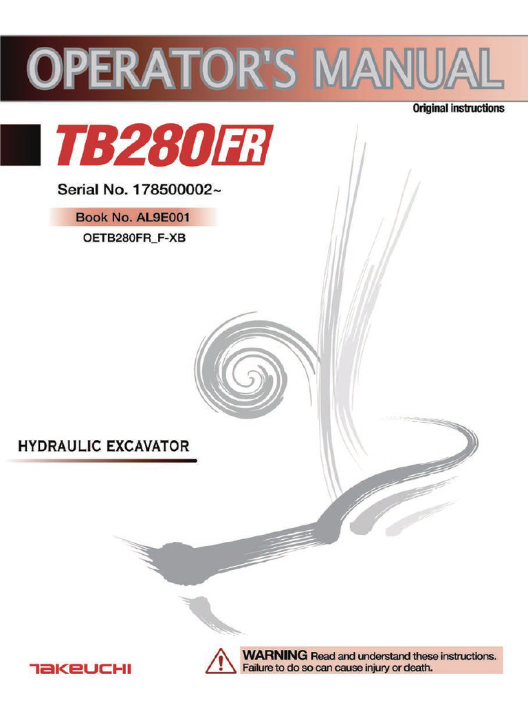 TB280FR Operators Manual | PDF | Mechanical Engineering