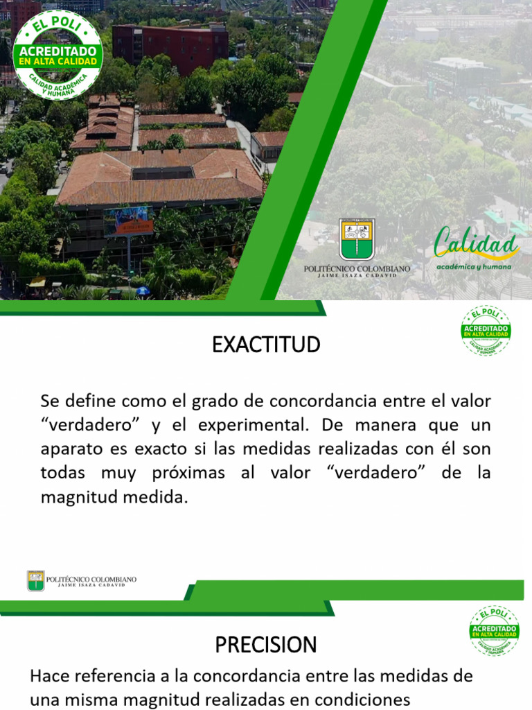 Exactitud Error | PDF | Medición | Exactitud y precisión
