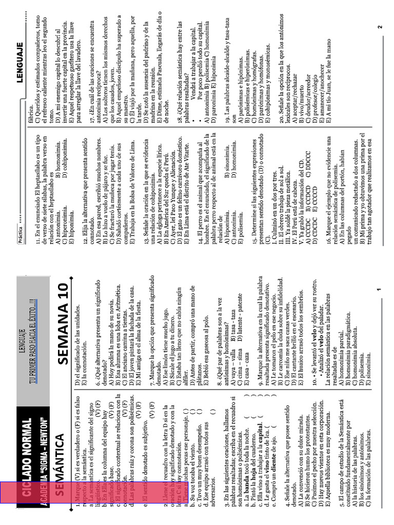 Semántica PDF | PDF