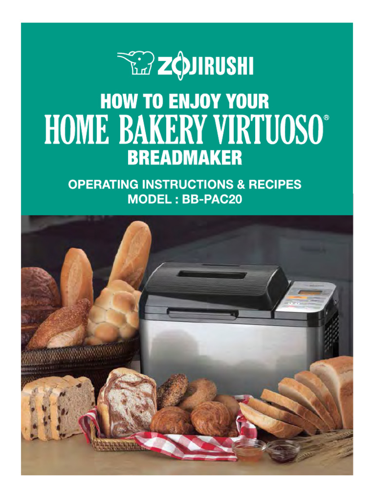 Bread Maker Full User Manual | PDF