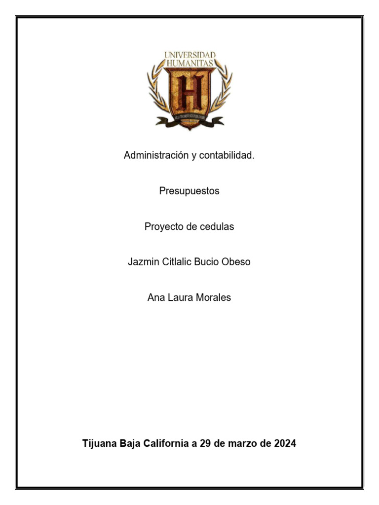 Proyecto Final Cedulas | PDF | Auditoría