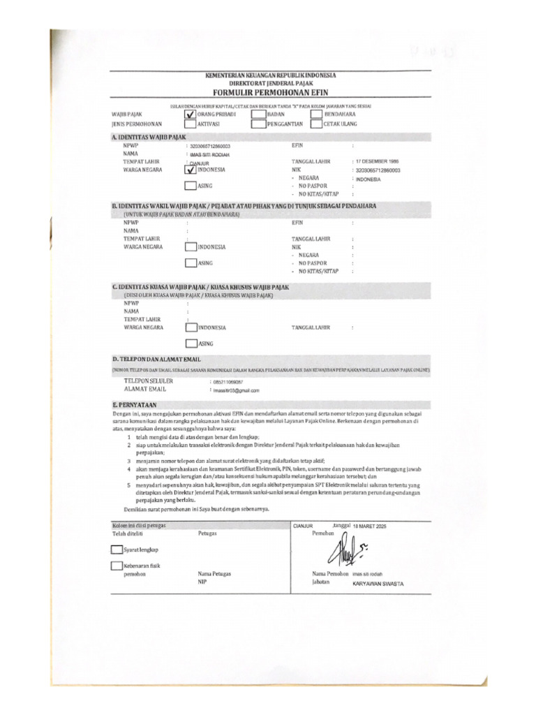Efin CB10317 | PDF