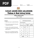 Kertas Soalan BM Tahun 6 Uasa | PDF