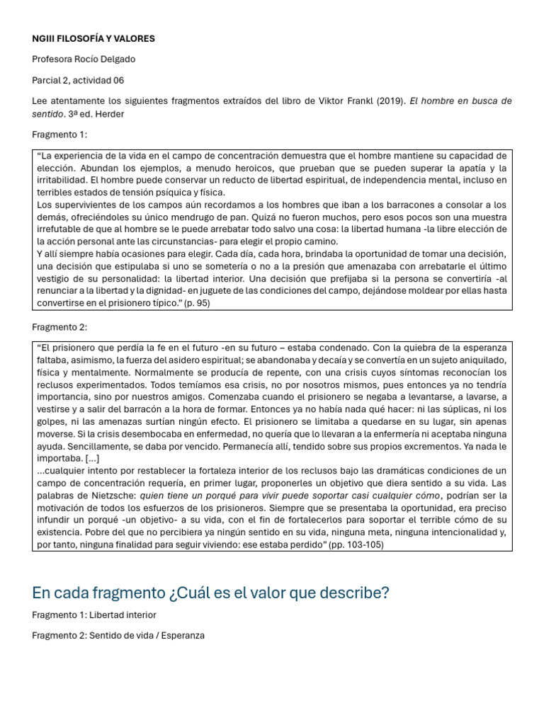 NGIII Act06 Lectura | PDF | Hannah Arendt | Libertad