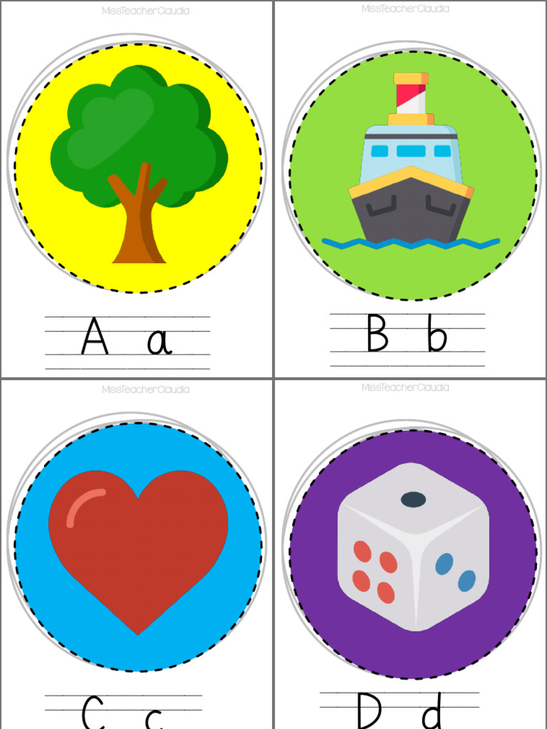 Abecedario Creativo para Clases | PDF