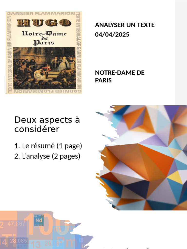 Analyse de Texte | PDF