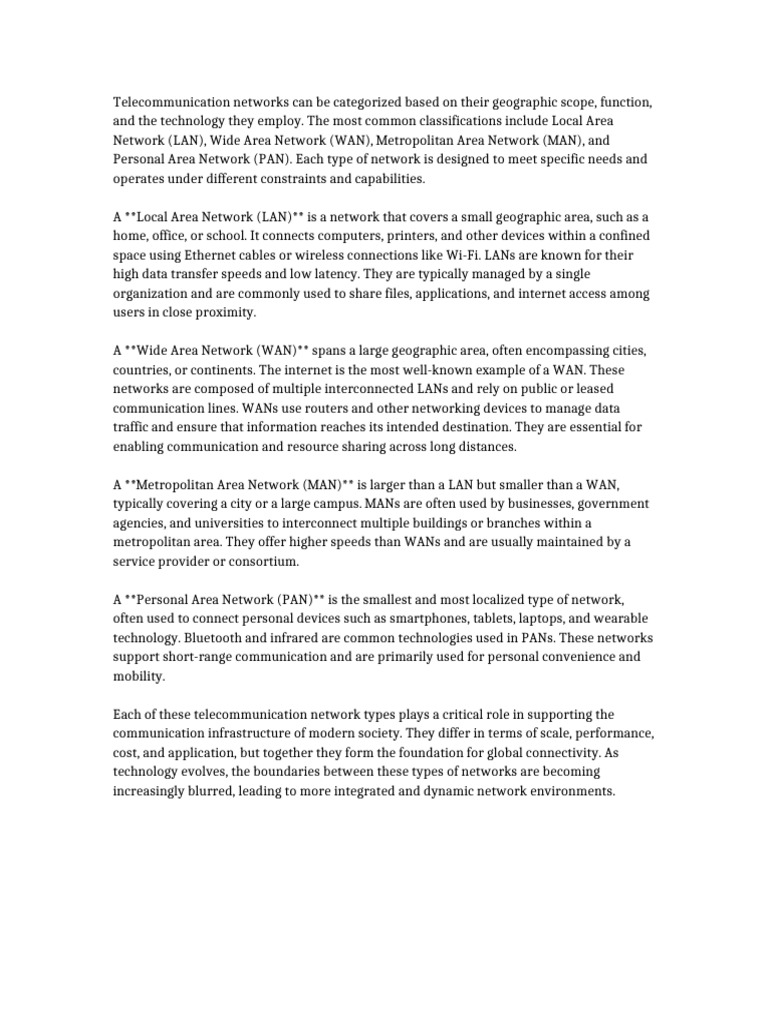 Types_of_Telecommunication_Networks | PDF | Computer Network | Local ...