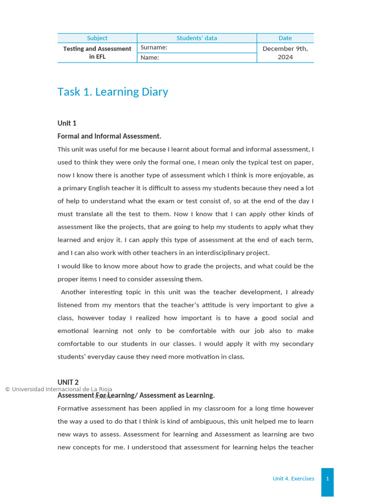 EFL Assessment Strategies and Insights | PDF | Educational Assessment ...