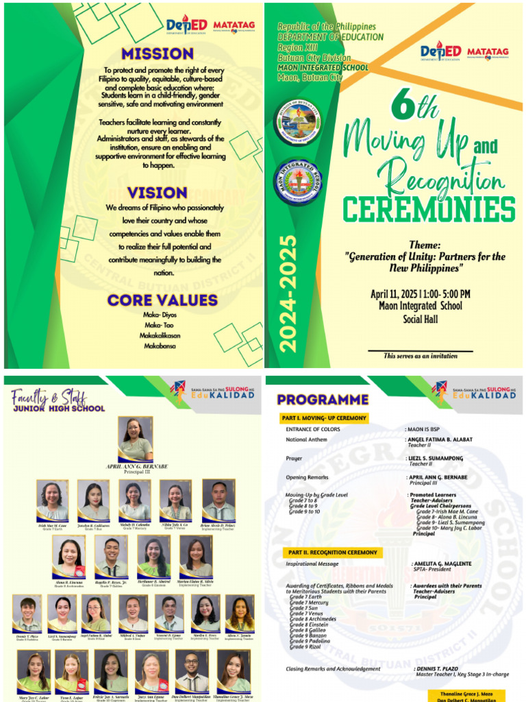 Maon IS Moving Up - Program | PDF