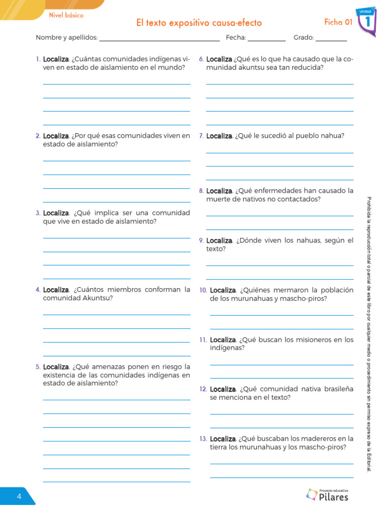 1 Coms5 U1 Texto Expositivo Causa y Efecto Alumno | PDF