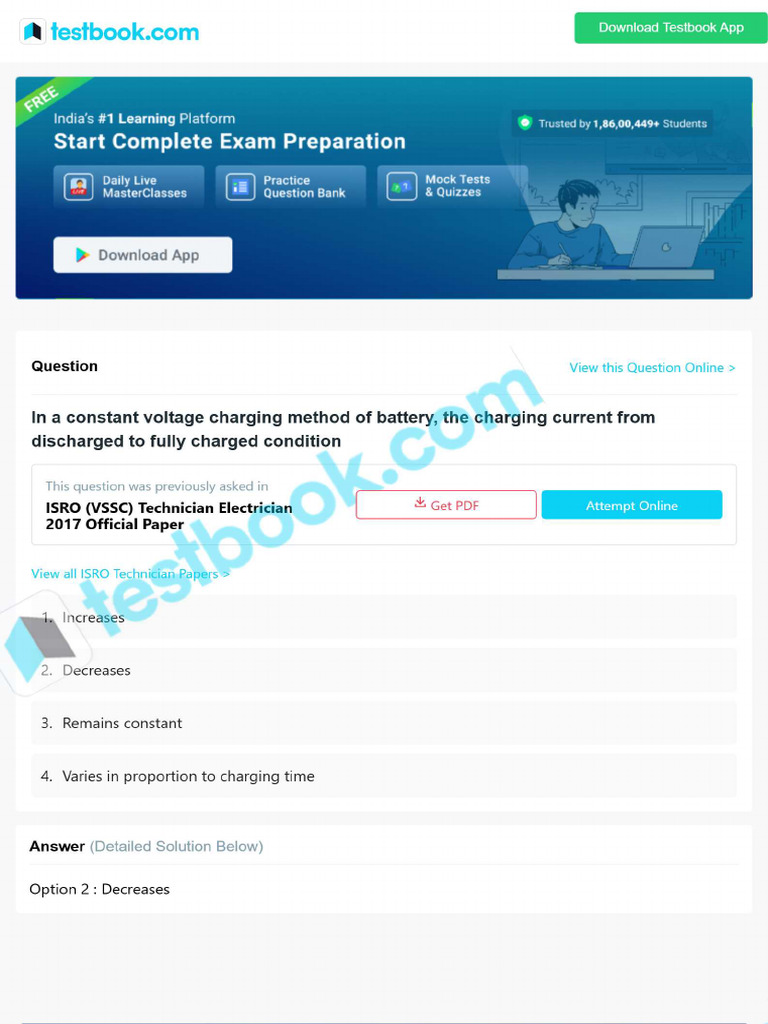 In A Constant Voltage Charging Method of Battery ...