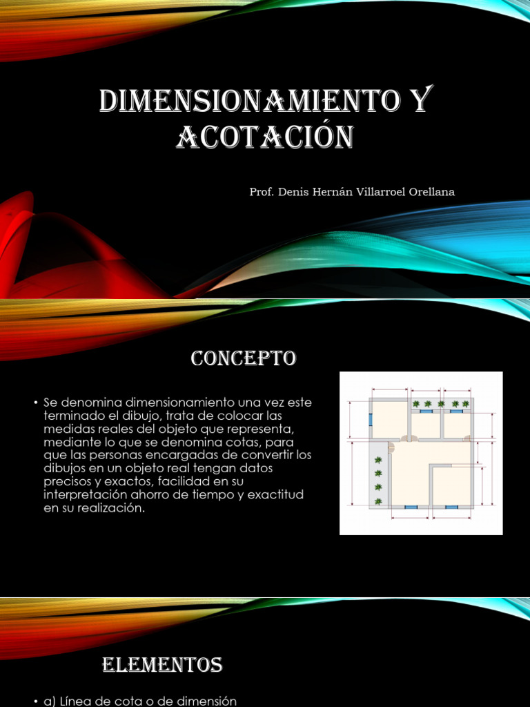Dimensionamiento y Acotación | PDF