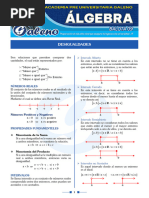 Algebra (Tema 10) Desigualdades e Intervalos | PDF | Desigualdad (Matemáticas) | Intervalo ...