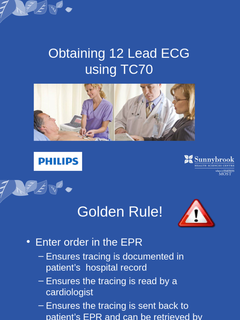 Obtaining 12 Lead ECG Quick Reference | PDF