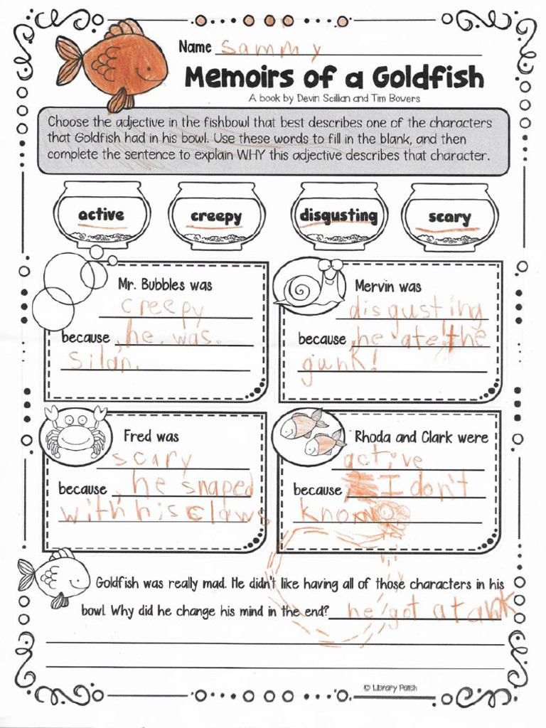 Memoirs of A Goldfish | PDF