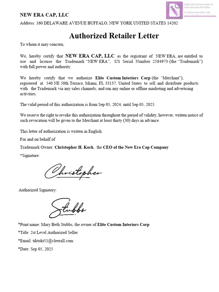 Authorization Letter (1) Backup | PDF