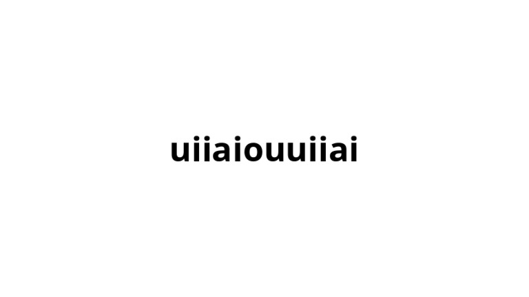 Uiia | PDF