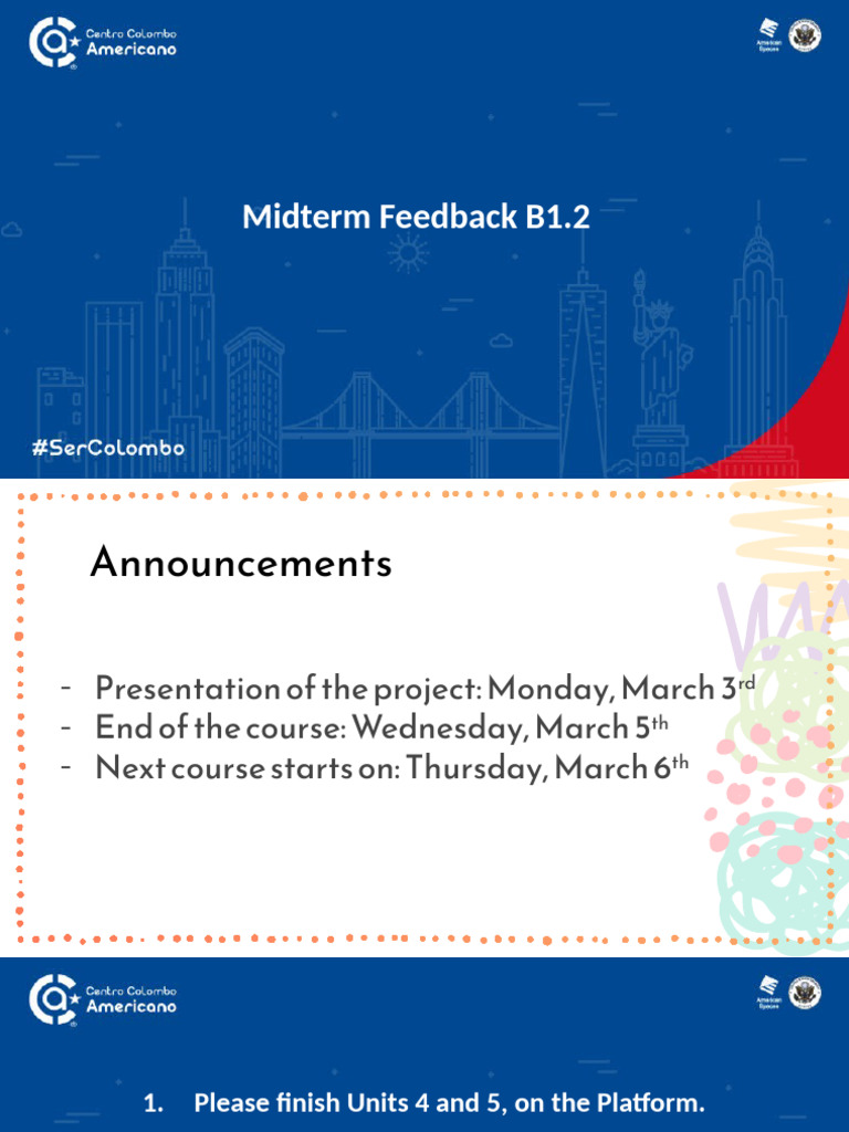 Day 10 - Midterm Feedback Session | PDF | American Television Episodes ...