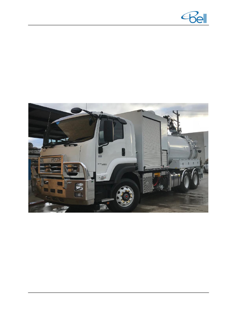 Operators Manual Bell Vacuum Unit | PDF | Pump | Truck