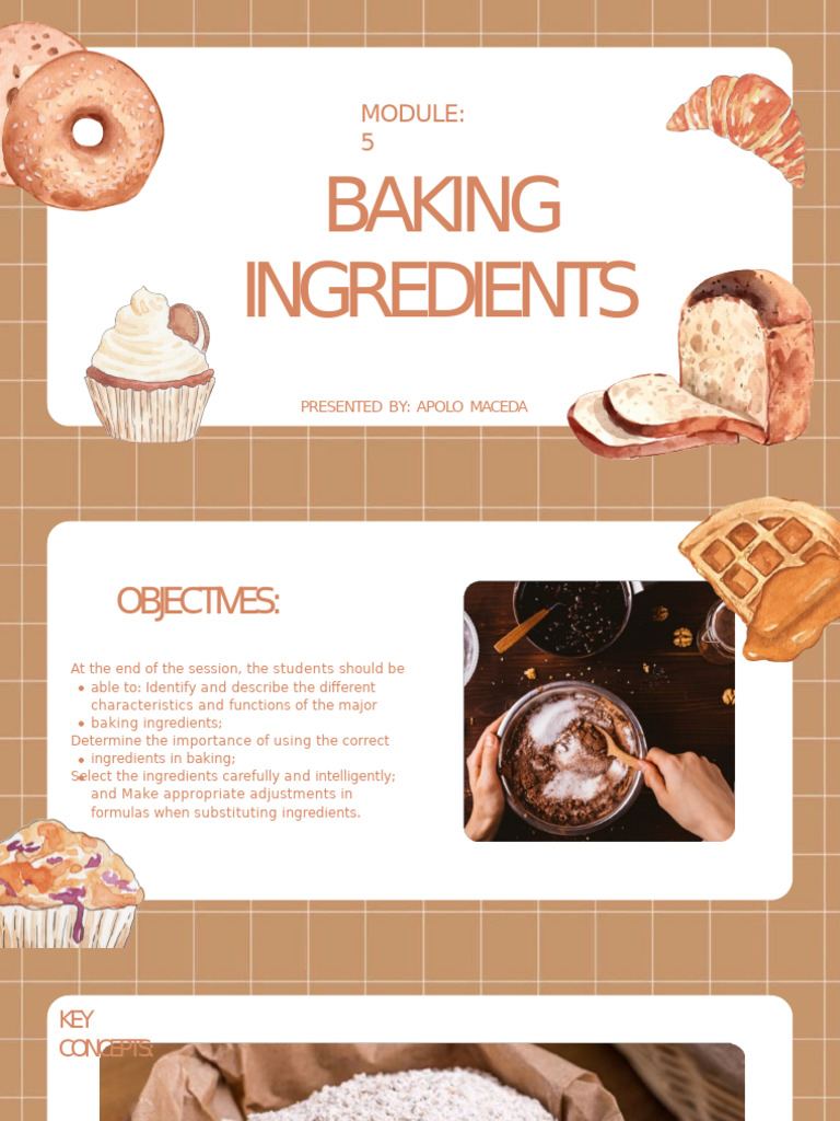 Baking and Pastry Arts Module 1 8 Maceda | PDF | Cakes | Desserts