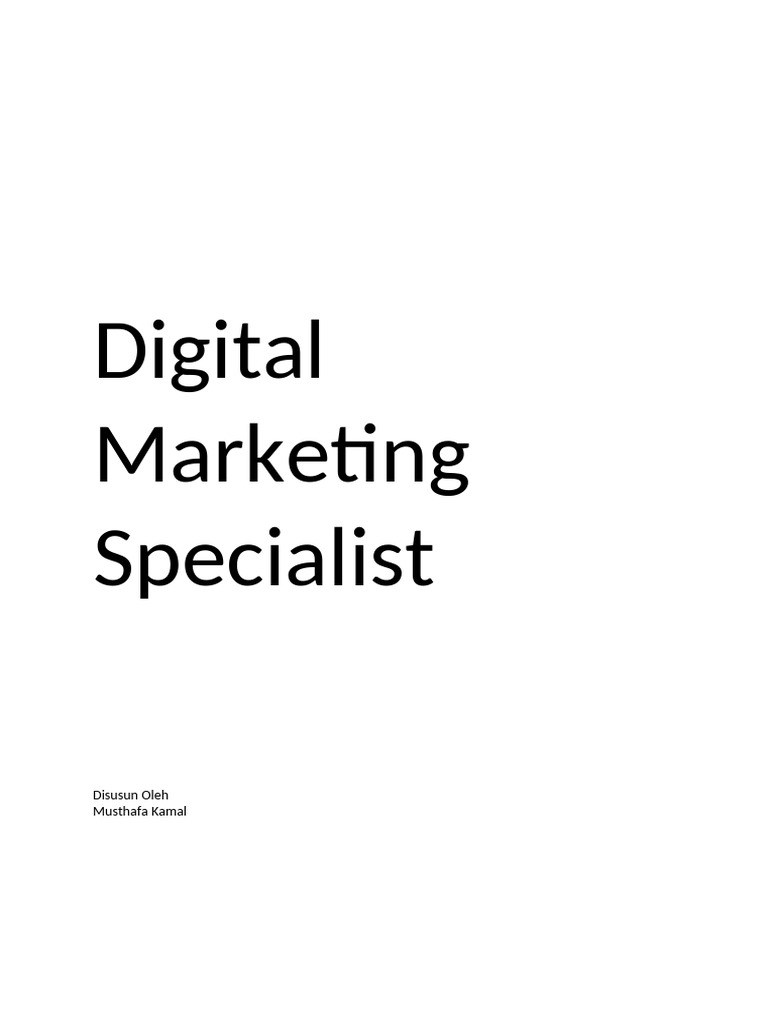 Modul Digital Marketing Jobs_modul | PDF