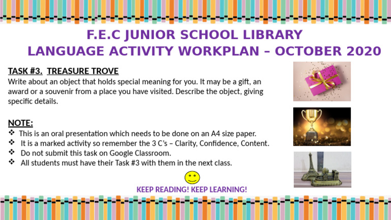 Library Task#3 - Treasure Trove (October 2020) | PDF