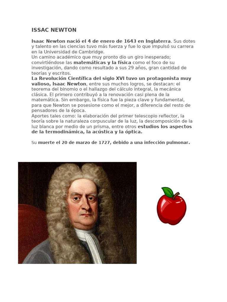Issac Newton | PDF