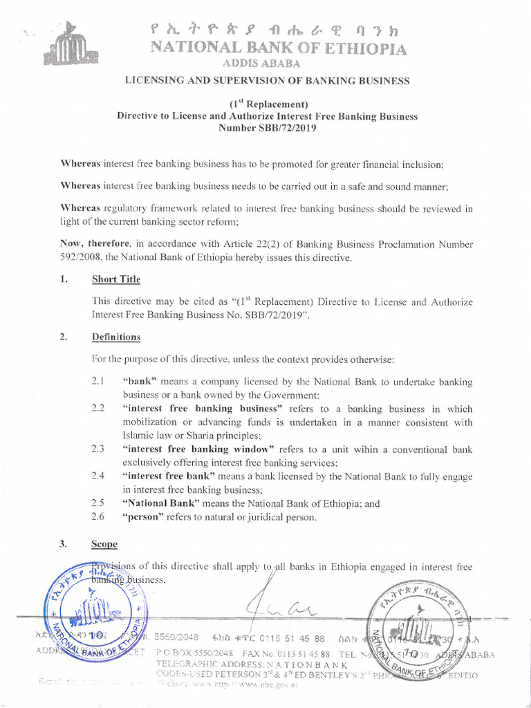 NBE Directives | PDF