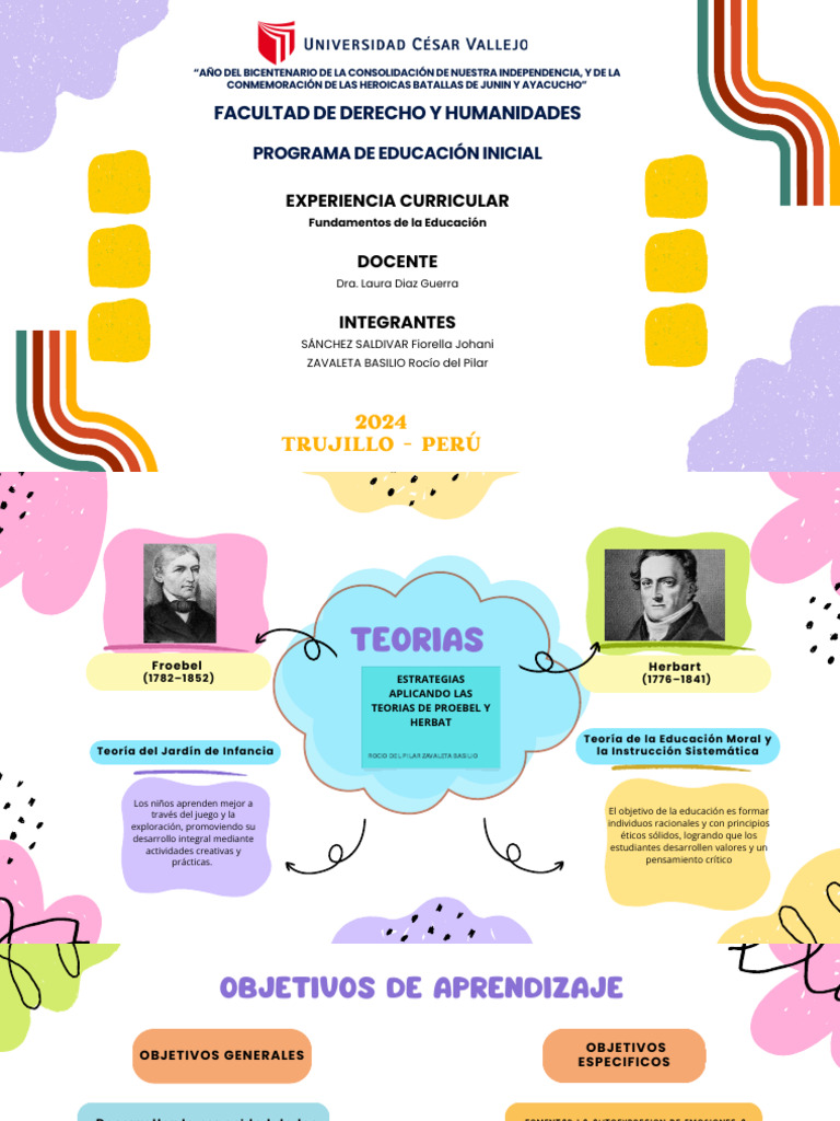 Teorias de Froebel y Herbart | PDF | Las emociones | Educación de la ...