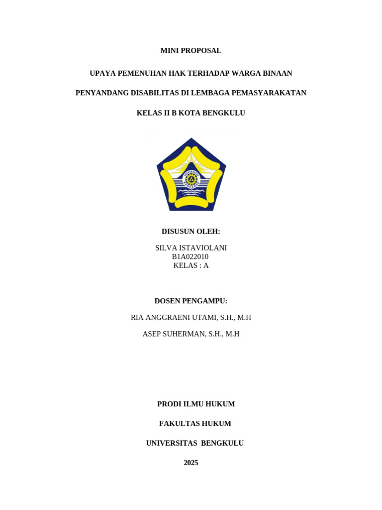 Mini Proposal Kapsel Cipa | PDF