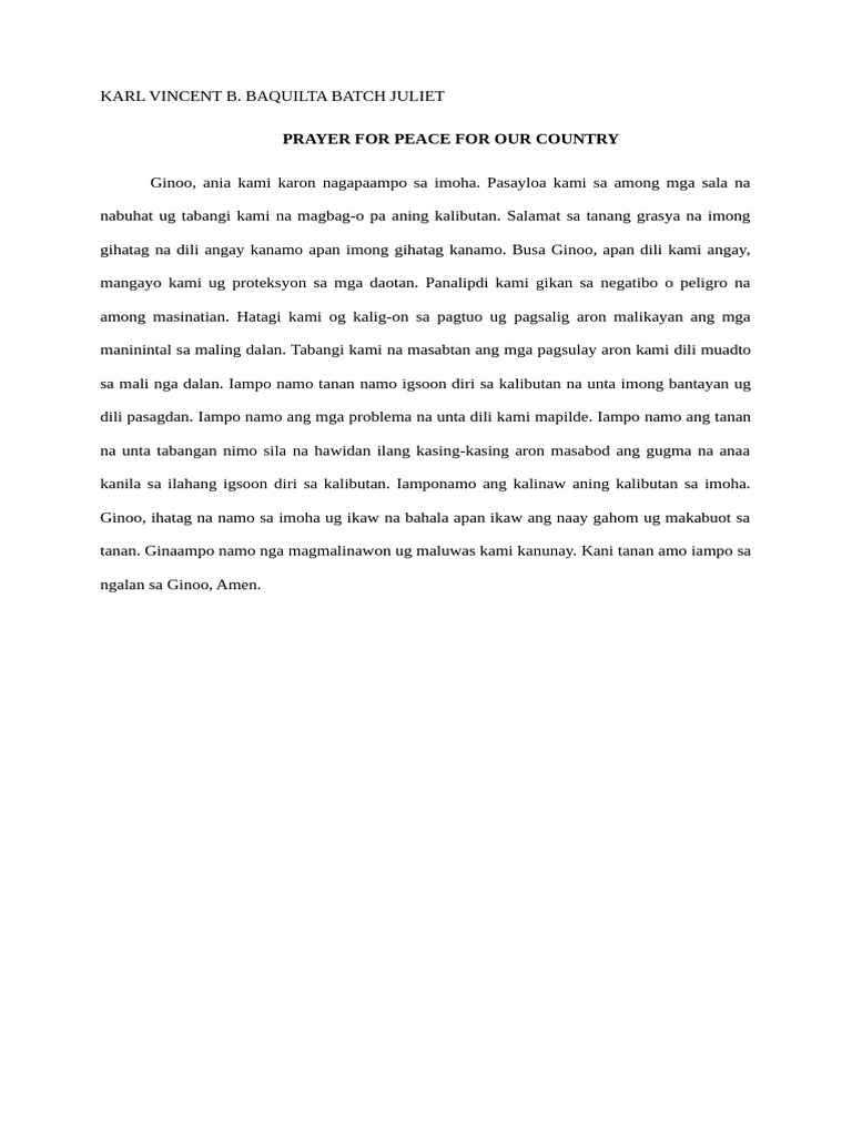 Karl Vincent B | PDF