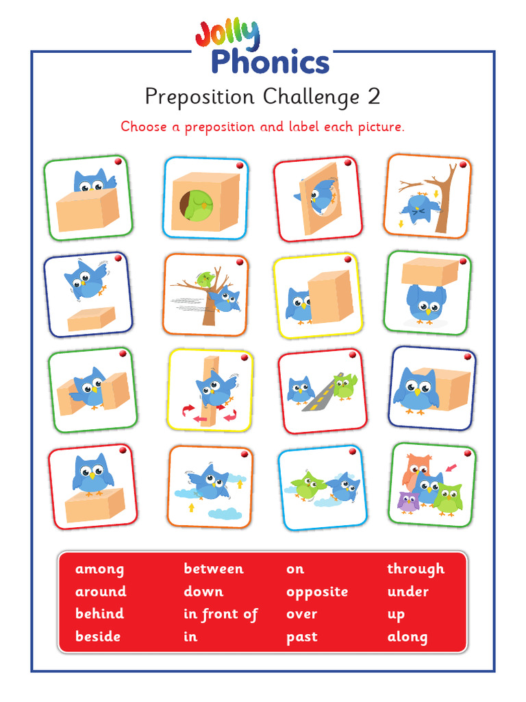 Preposition Challenge 2 | PDF