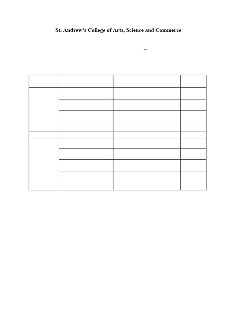 BMS ATKT Internal Examination Time Table 2024 25 | PDF