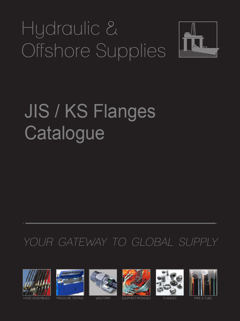 JIS KIS Flange Product Range Catalogue | PDF | Pipe (Fluid Conveyance) | Industrial Processes
