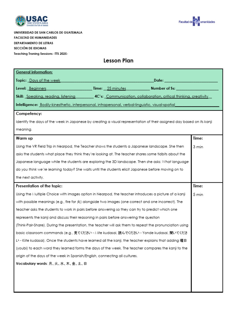 Lesson Plan - Beyond Memorization - Vocabulary Workshop | PDF | Kanji ...