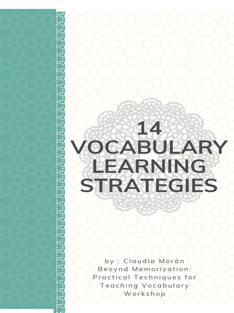 14 Vocabulary learning strategies | PDF | Vocabulary | Grammar