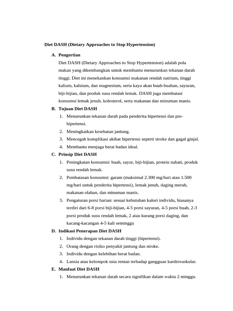 Diet DASH | PDF
