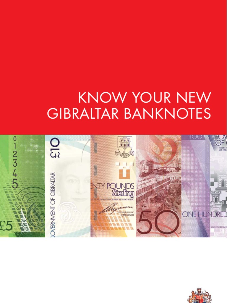 Gibraltar Currency Explanation Booklet | PDF | Gibraltar | Armed Conflict