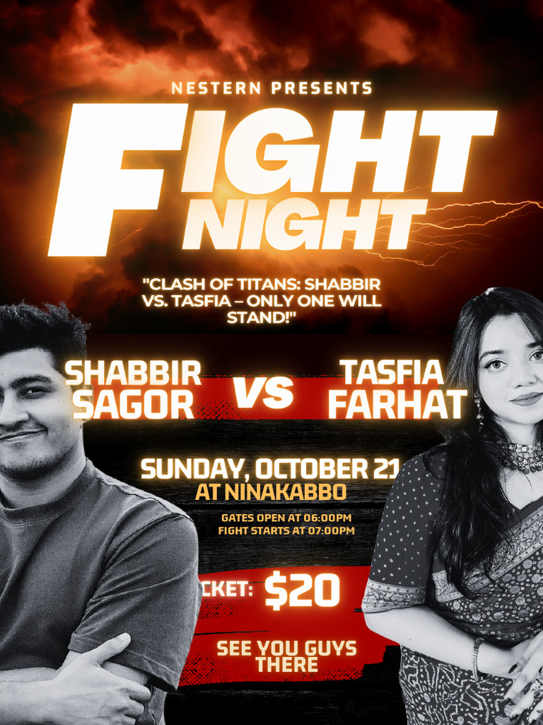 Boxing Fight Night Flyer | PDF