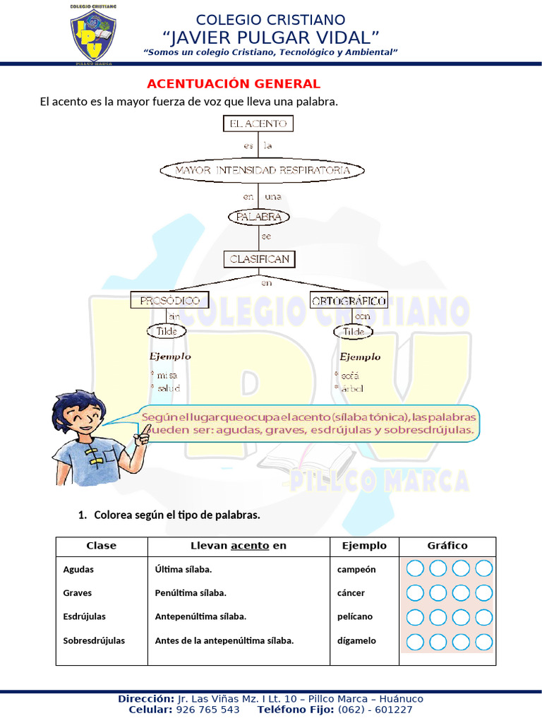 Normas de Acentuación General, 5 y 6 Primaria. | PDF | Fonología