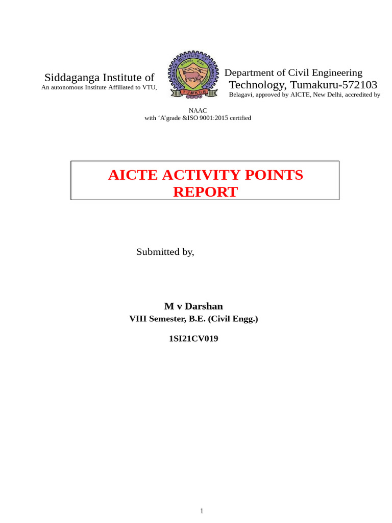 Aicte (1si21cv019) Compressed Compressed | PDF | Water Purification | Efficient Energy Use