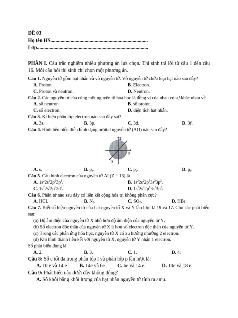 ĐỀ 10-GKI-MẪU 3-HS | PDF